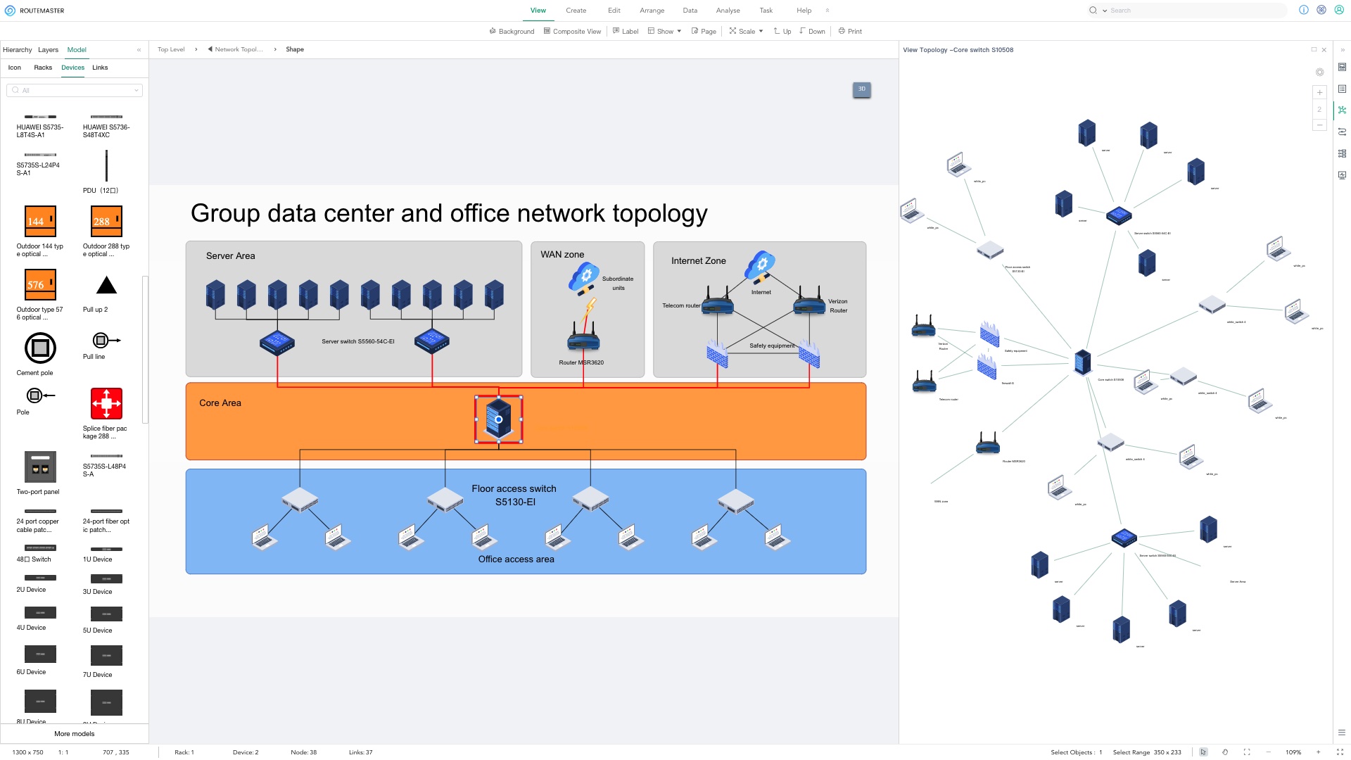Routemaster.io: Network Planning and Design Software